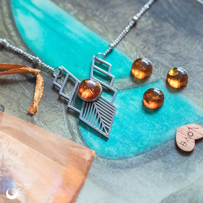 Collier fantaisie "Athena" Ambre de la mer Baltique – Illustrations ...